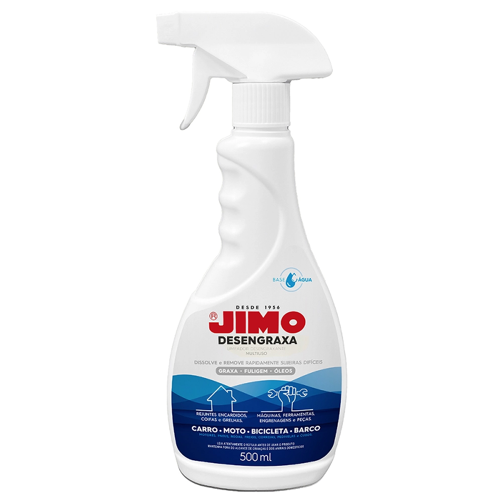 JIMO Desengraxa Spray - solução para graxa, óleo e gordura